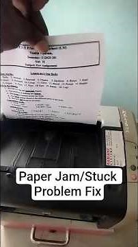 HP Laserjet Printer Paper Stuck Problem Solution | How to Fix Printer Paper Jam
