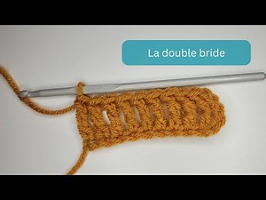 Comment faire une double bride au crochet (treble) - Atelier Manon Levasseur
