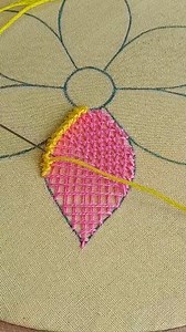 Trellis stitch hand embroidery 🪡 #ruphandicraft #reelsfbシ | Rup Handicraft