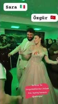 The Italian bride learned how beautiful the atmosphere of Kaptaş is