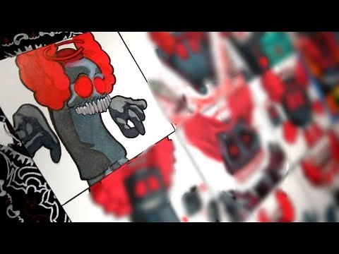 Drawing TRICKY PHASE 4 in different styles {FRIDAY NIGHT FUNKIN}