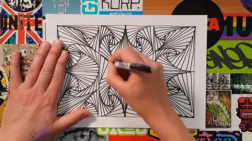 Relaxing Zen Drawing | Doodle with Korp