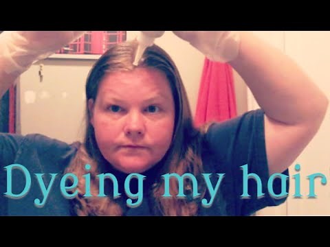 Dyeing my hair with Clairol Nice ‘N Easy 5N/118A Medium Neutral Brown! Pinch Me Freebie :)