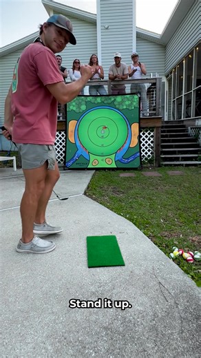 Ready for the ultimate backyard game for golfers? ⛳️ ️ 🎯 Battle Golf is a HUGE target that tests your accuracy. 👑 Score points by hitting the green, lowest score is eliminated until a champion is crowned. 🏌 Custom design your hole for long shots or short chips. Get yours today for endless golfing battles ⬇️ https://playbattlegolf.com/pages/bg2 | Battle Golf