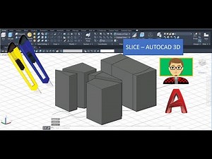 AutoCAD 3D Slice Tool Easy Tutorial