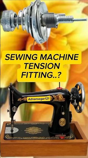 Sewing Machine Tension Assembly 🔧 Easy Step-by-Step Guide | Fix Thread Tension #Shorts"
