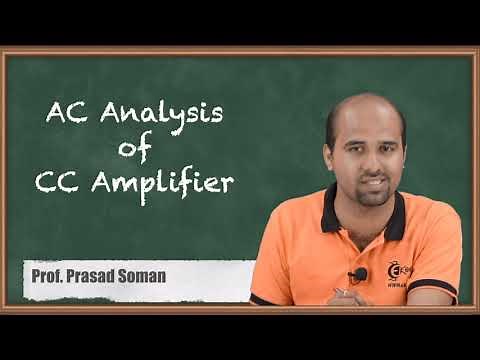 AC Analysis of CC Amplifier | Electronic Devices and Circuits - 1 in EXTC Engineering
