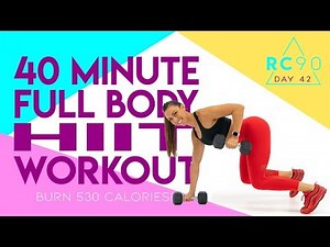 40 Minute Full Body HIIT Workout 🔥Burn 530 Calories!* 🔥Sydney Cummings
