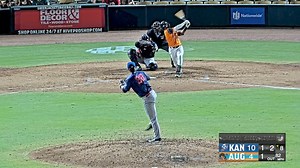 2.1K views | Last night's Premier Networx IT Guy of the Game: Luis Sanchez, with his first GreenJacket homer late in the ballgame! | Augusta GreenJackets | Facebook