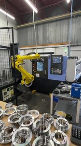 The next chapter has begun on trying to keep up with demand and get our American made parts out the door with 100% inspection. Lights out running. 2nd shift. #americanmade @halter_cnc_robotics @doosanmta | ATI Performance Products