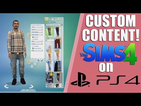 How to get CC on Sims with PS4 (using the gallery)!