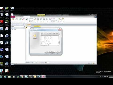 setup ODBC for Ms.Access to Ms.SQL Server