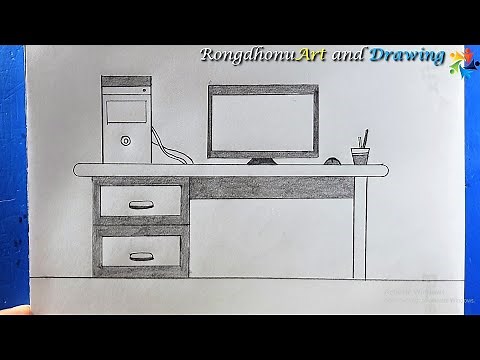How to Draw a Computer Table