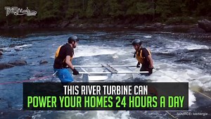 281K views · 2K reactions | With this portable turbine that turns a river's energy into power, you would never have to pay an energy bill again. | TMS Media | Facebook
