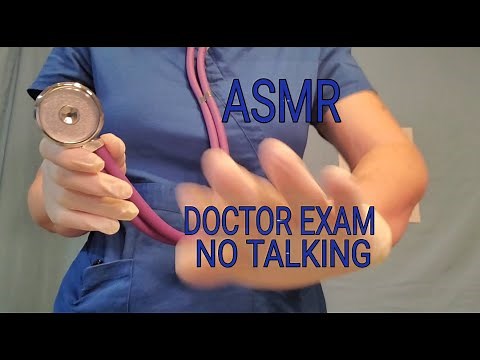 ASMR Doctor Exam (No Talking) [REAL MEDICAL TOOLS] Heartbeat Sounds, Blood Pressure