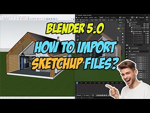 Blender 5.0: How to import SketchUp (SKP) files?