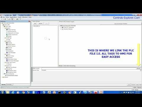 HMI LINK PLC TAGS, PANEL VIEW PLUS