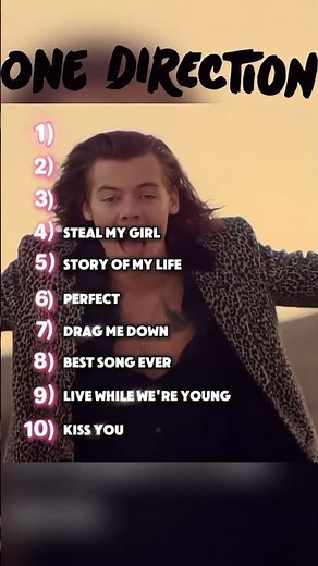 Some of One Direction’s Famous Songs