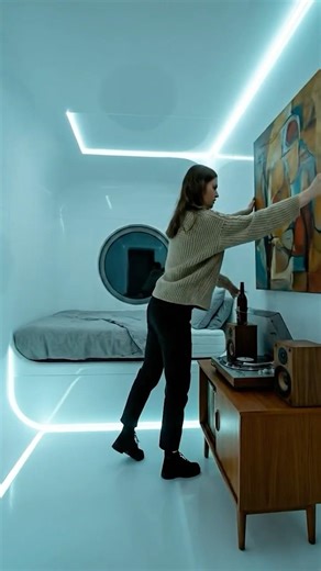 Would you sleep in this futuristic capsule? 😱