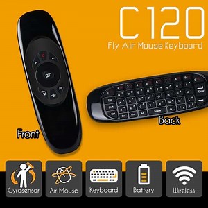 C120 Wireless Rechargeable 2.4 GHz Fly Air Mouse Keyboard