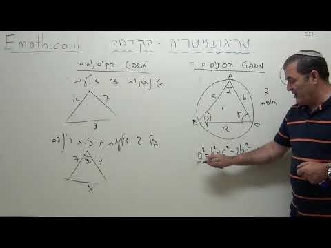 טריגונומטריה שיעור הקדמה