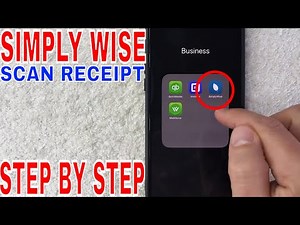 ✅ How To Scan Receipt With SimplyWise App 🔴