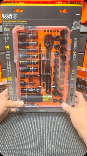 Tooling With Newman | The @klein_tools KNECT 39-piece Pass Through & Flip Socket Set. 🔧 Pass-through wrench 🔁 Flip socket adapter 🧲 Bit holder + magnetic socket... | Instagram