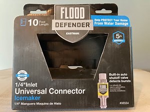 Flood Defender Install and GE Refrigerator Water Valve Replacement