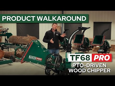 Woodland Mills TF68 PRO PTO-Driven Wood Chipper Walkaround