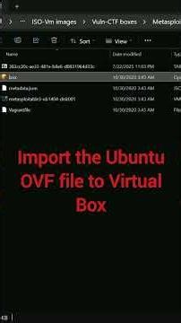 How to install Metasploitable3 without Vagrant and Packer #shortvideo