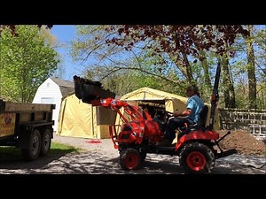 2020 kioti cs2210 loading dirt