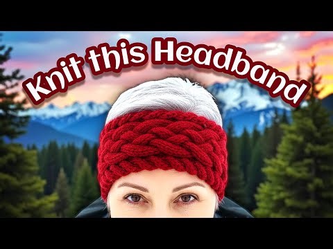 How to Knit a Double Thick Cable Headband - Your Next Knitting Pattern #knitting #knittingpattern