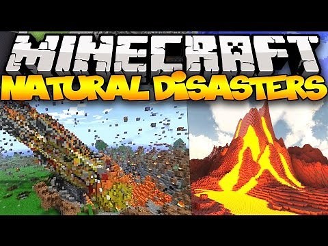 Minecraft: NATURAL DISASTERS! (Volcanoes, Meteors, Earthquakes, & MORE!) | Mod Showcase