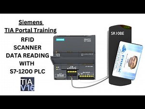 RFID SCANNER with S71200 PLC using RS485 CB1241 card || serial communication RS232