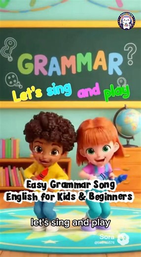 Easy Grammar Song | Fun English for Kids & Beginners #เพลงเด็ก
