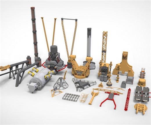 ArtStation - sci-fi Architecture kitbash 45 | Resources