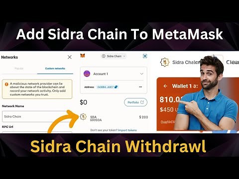 How to connect Sidra Chain with Meta Mask |Add Sidra coin to your Meta Mask wallet |Sidra New Update