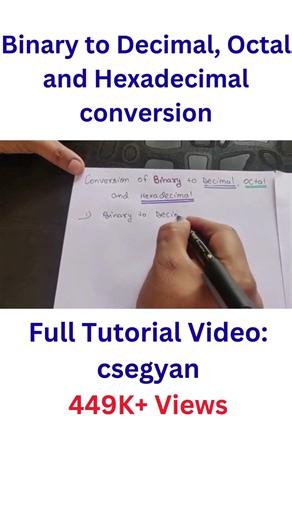 CS Engineering Gyan: Binary Conversion Guide 💻