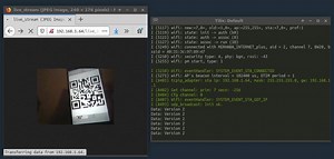Realtime QR code decoding with ESP32