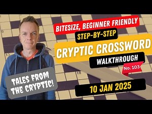 How to solve a Cryptic Crossword - BITESIZE Walkthough for beginners
