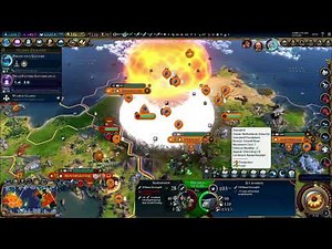Civilization VI:New nuke animation. mod - Orbital thermonuclear ballistic missile by Raubak