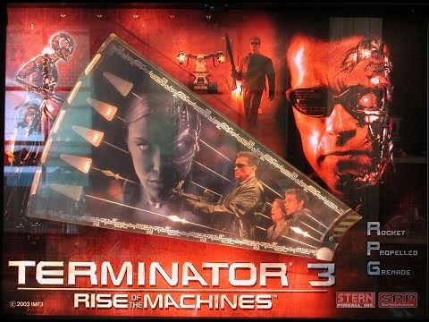 2003 Stern Terminator 3 T3 Pinball Gameplay & Tutorial