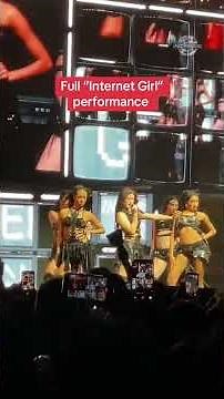 Full performance of #KATSEYE's new song "Internet Girl" 🥒