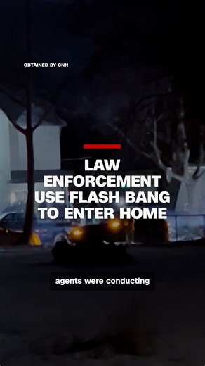 113K views · 1.5K reactions | A flash bang was used by law enforcement to enter a home after three suspects allegedly assaulted federal officers then barricaded themselves inside. According to the Department of Homeland Security, agents were conducting a "targeted traffic stop" when they were attacked. Follow live updates: https://cnn.it/3LENp67 | CNN | Facebook