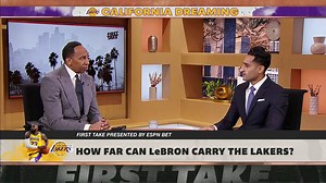 122K views · 1.4K reactions | “My sense is next season could potentially be his last season in the NBA. … Maybe Bryce James keeps him around an extra year or two.” —Shams Charania on LeBron James future in the NBA  | ESPN First Take | Facebook