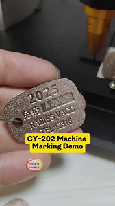 The CY-202 is a pneumatic dot peen marking machine from CrossWay Industry that uses a computer-controlled, high-frequency striker to create permanent, deep markings of text, numbers, and logos on various metal and plastic parts. It's considered a DIY-friendly option for small businesses or individuals due to its easy-to-use software, compact design, and ability to mark at high speeds and on materials up to 62HRC hardness, offering a cost-effective alternative to laser marking or other industrial