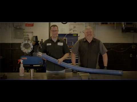 How to assemble a suction hose