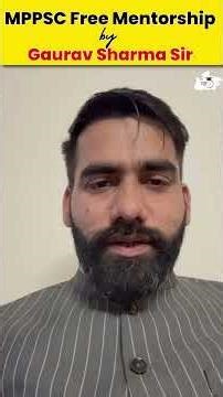 MPPSC Free Mentorship Zoom Session on Tomorrow 7 PM by Gaurav Sir #mppsc2026 #studyiq #short #viral