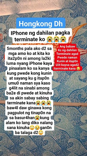 Hongkong Dh life story terminated 🙄 😢, #OFWHONGKONG #sadstory #mention #everyone #friendsfollowersViewers #nonfollowersviewers | Maryrose Calaycay