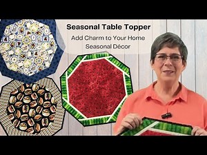 Seasonal Table Topper: Let the fabric choose your season1